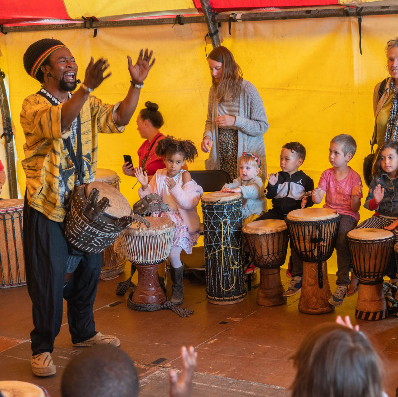 Percussion & dance workshop - Amsterdam Roots Festival
